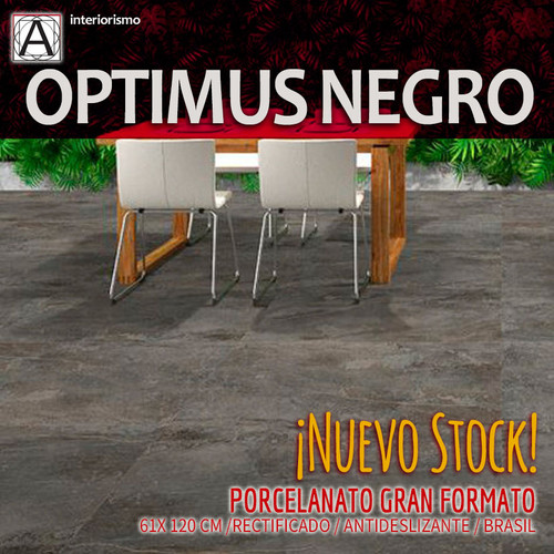 Colección Gran Formato / Porcelanato Optimus Negro | ambiento