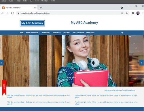 My ABC Academy | Blogger Theme | Blogger Template for school | Sancha ...