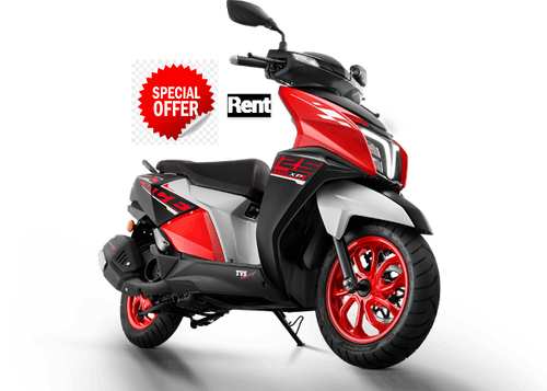 Nainital Bikers - TVS NTorq Scooty on rent in Nainital