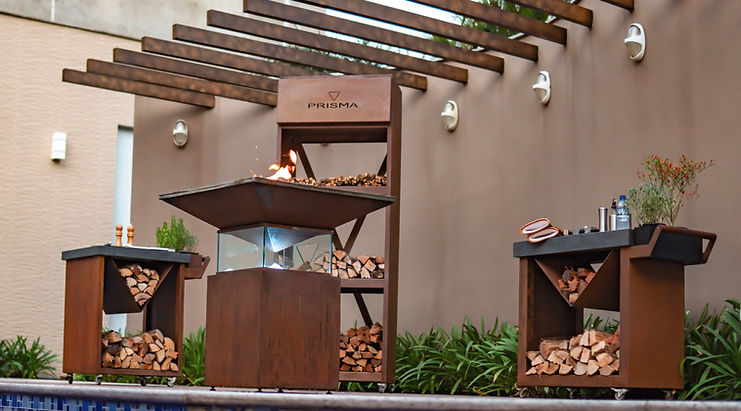 Prisma Grill | Churrasqueiras e Lareiras Luxo - Produtos Aço Corten