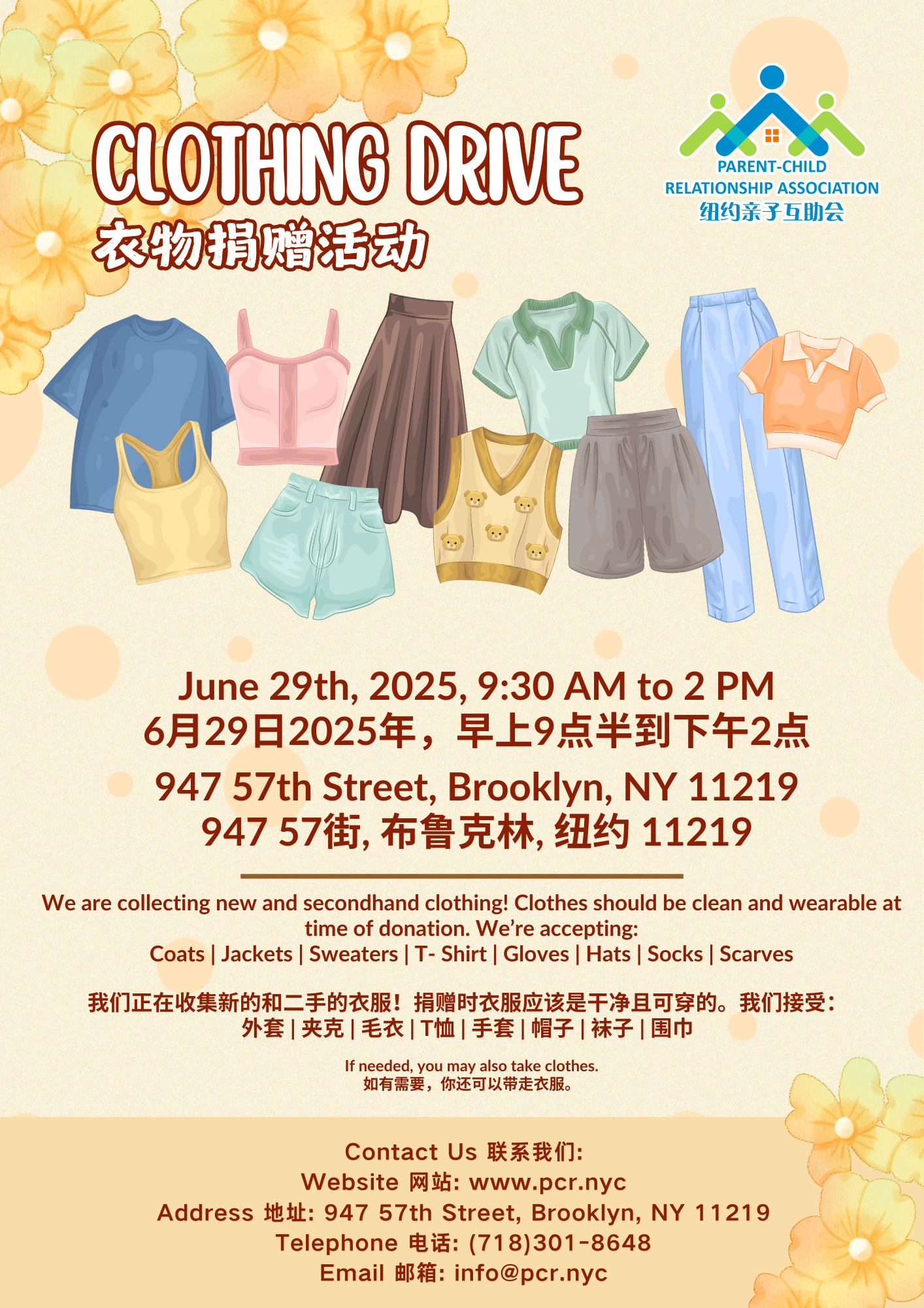 donating clothes nyc