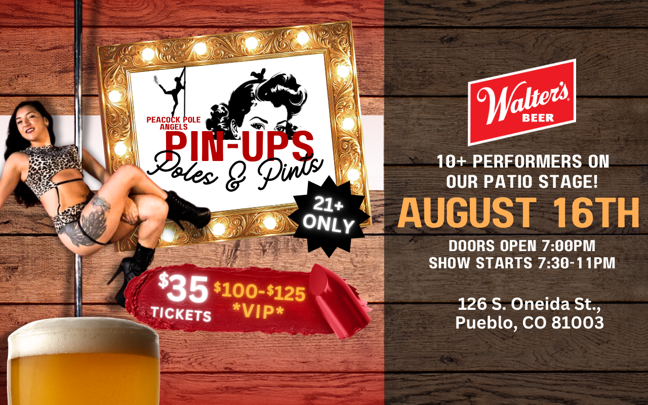 Pin-Ups, Poles & Pints: Peacock Pole Angels at Walter's | waltersbeerpueblo