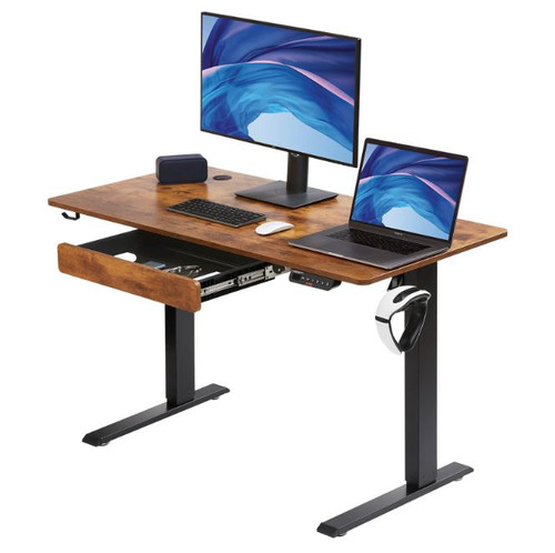 Podesivi električni stol s ladicom / Adjustable Electric Desk with ...