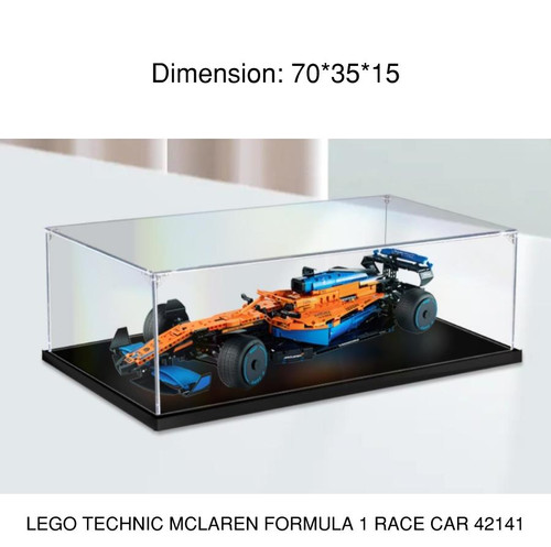 LEGO Display Case for Mclaren Formula 1 Race Car 42141 | MWCDisplayCase
