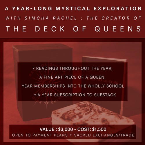Year long journey with Simcha Rachel and the deck of queens