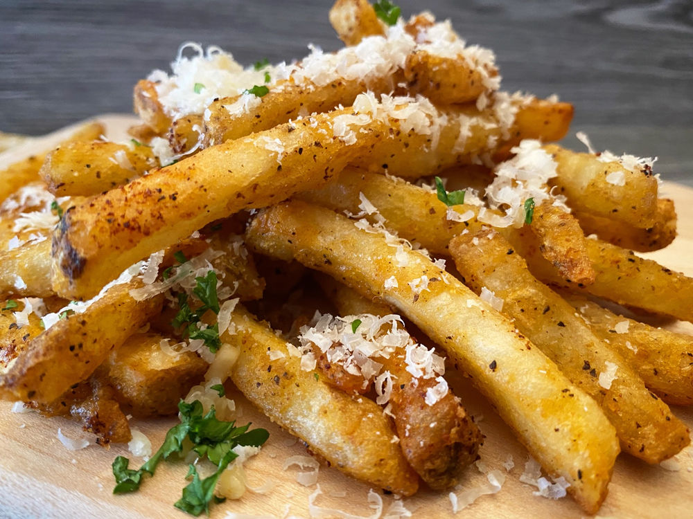 Frites ail & parmesan