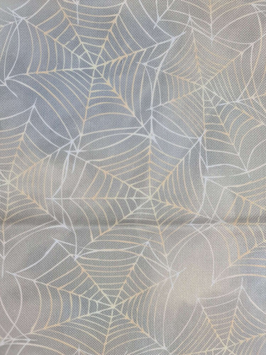 Aida / Evenweave - Golden Cobweb - (printed) | Stitch Bunny Shop