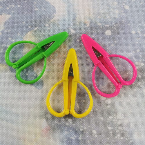 Bright Mini Snips Scissors with Built In Silicone Cover | Stitch Bunny Shop