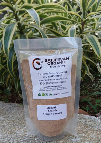 Organic Soonth Ginger Powder 100g | Satjeevan Organic