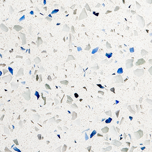 Arctic Curava Recycled Glass | Idesign Granite