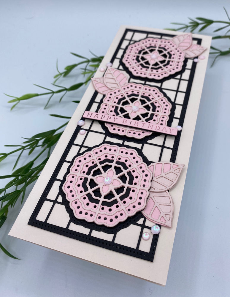 Spellbinders' November Large Die of the Month, Stylized Floral ...