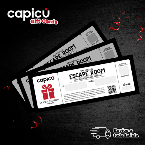 Capicú Gift Card | Capicú Escape Rooms