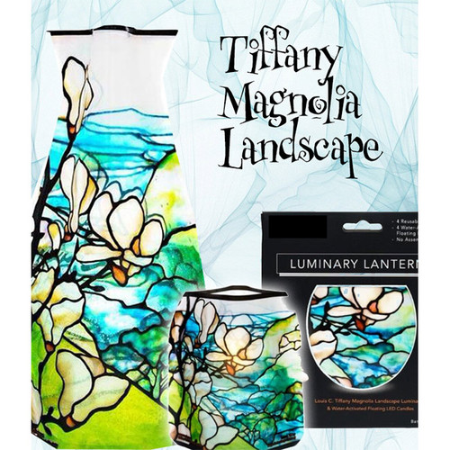 Magnolia Landscape Luminary & Vase set | The Rose Gardener