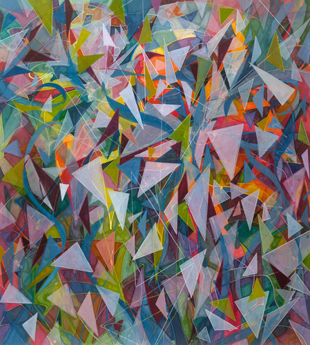 Ribbon and Blues | Anne Hanley Art