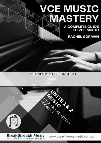 Student Activity Booklet: Units 1 & 2 | Breakthrough Music