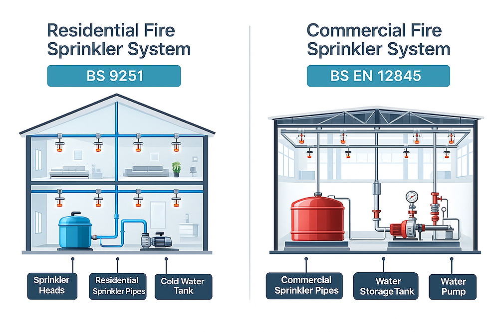 BS 9251 vs BS EN 12845: What’s the Difference Between Residential and ...