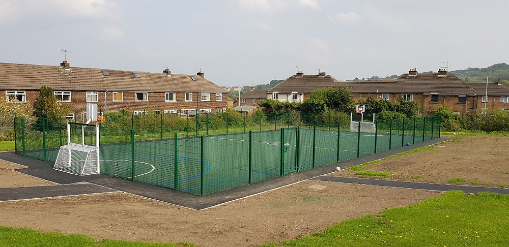 Full build MUGA with Polymeric surface