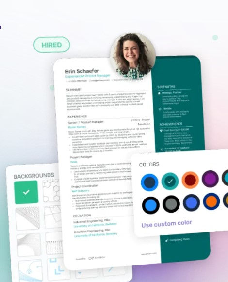 Enhancv ai tool for Business