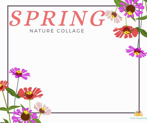 Spring Nature Collage Printable | Kind Academy