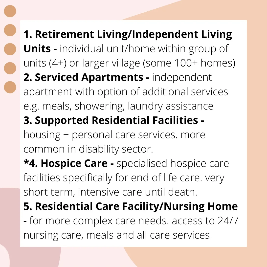 Housing Options and Accommodation Pathways