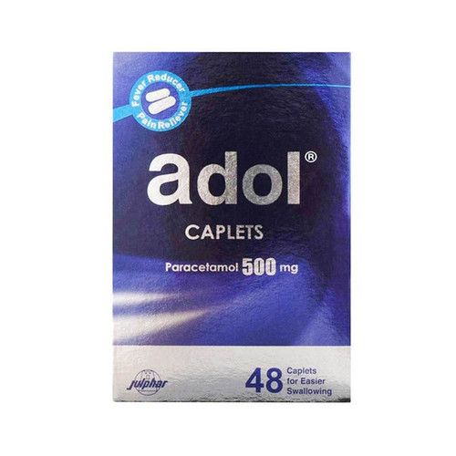 Adol 500 mg Caplets 48's | Al Nada Pharmacy