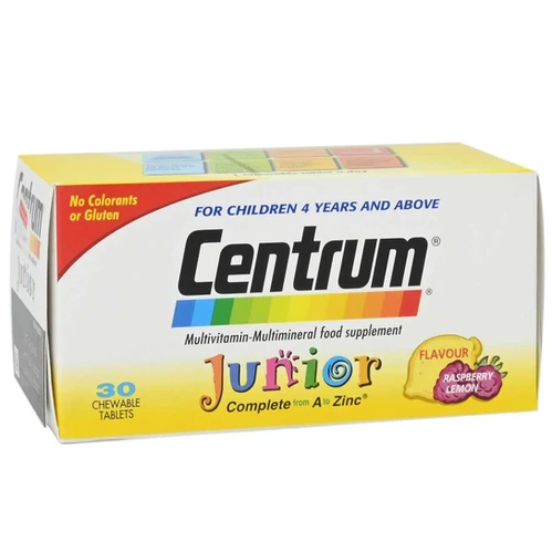 Centrum Junior A To Zinc Chewable Tablets 30's Bottle | Al Nada Pharmacy