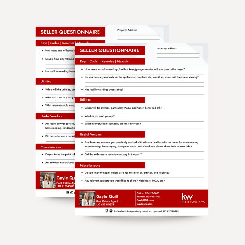 Flyer - Seller Questionnaire | Procasa.Tech