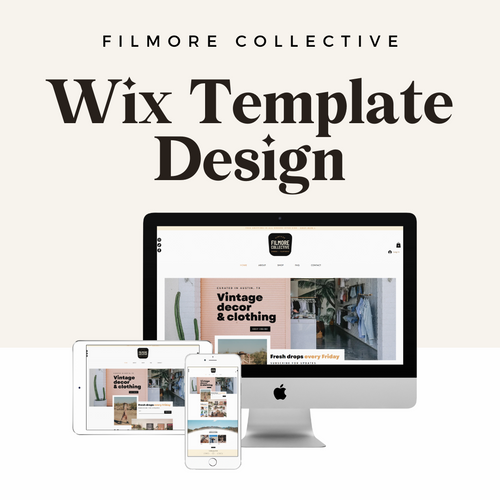 'Filmore Collective' Wix Template Design | starlingmemory