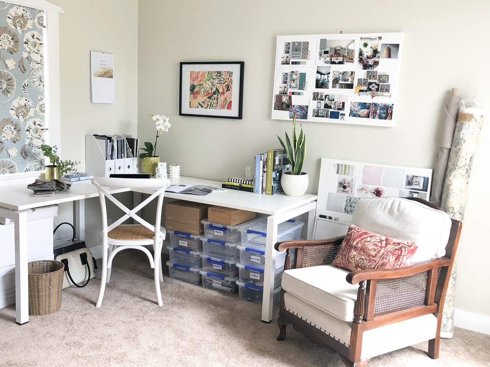 Create a productive work space at home