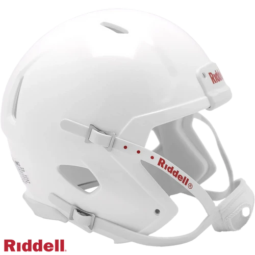 Riddell Speed White Blank Mini Football Helmet Shells | Gridiron Man Cave