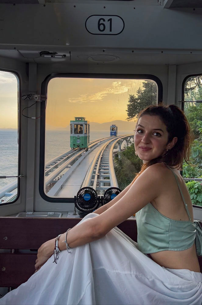 The incredible Sky Capsule Busan: Haeundae Blueline Park