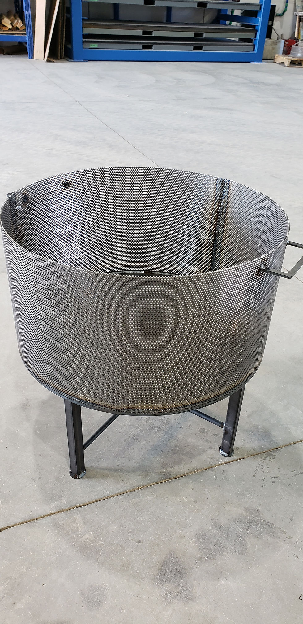 Perforated Metal Fire Pit | WhiteshellMetalWorks