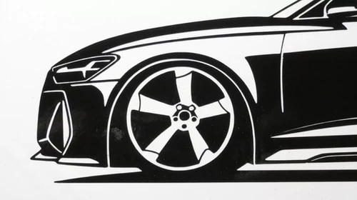 Audi RS6 C8 Avant Aufkleber Silhouette | STiCKAR!