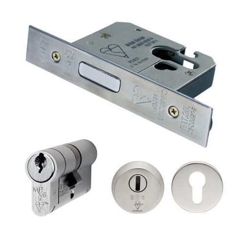 CARLISLE BRASS 63MM EURO PROFILE BS DOUBLE CYLINDER DEADLOCK ...