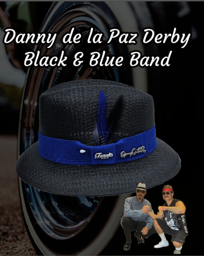 Danny De La Paz Black w/royal blue band hat | frankshats