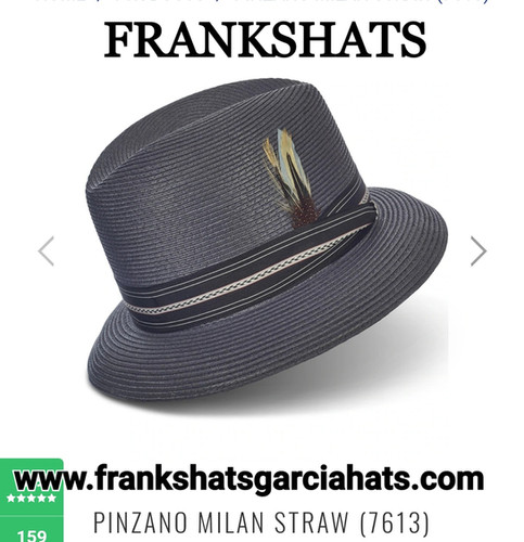 Pinzano Milano Black Stingy brim | frankshats