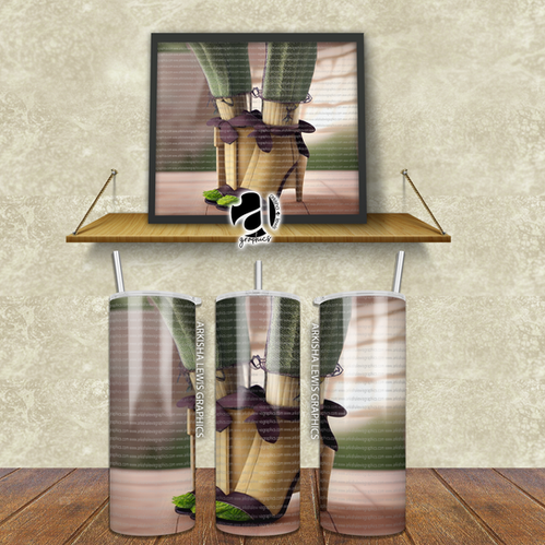 Wood Heels Statue | ArkishaLewisGraphics