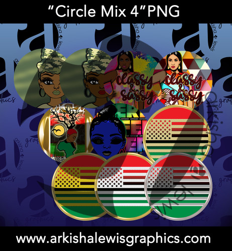 Circle Mix 4 | ArkishaLewisGraphics