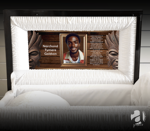Wood Mask | Casket Panel Background Template With Video ...