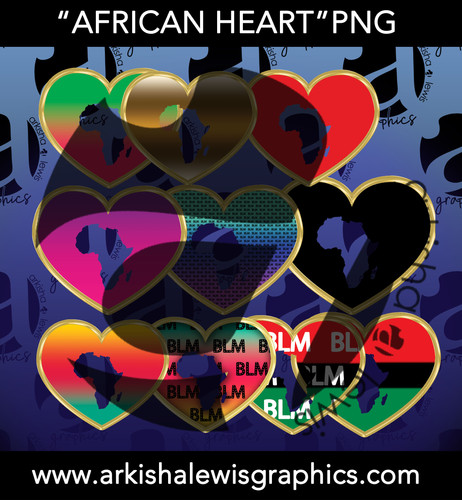 African Heart | ArkishaLewisGraphics