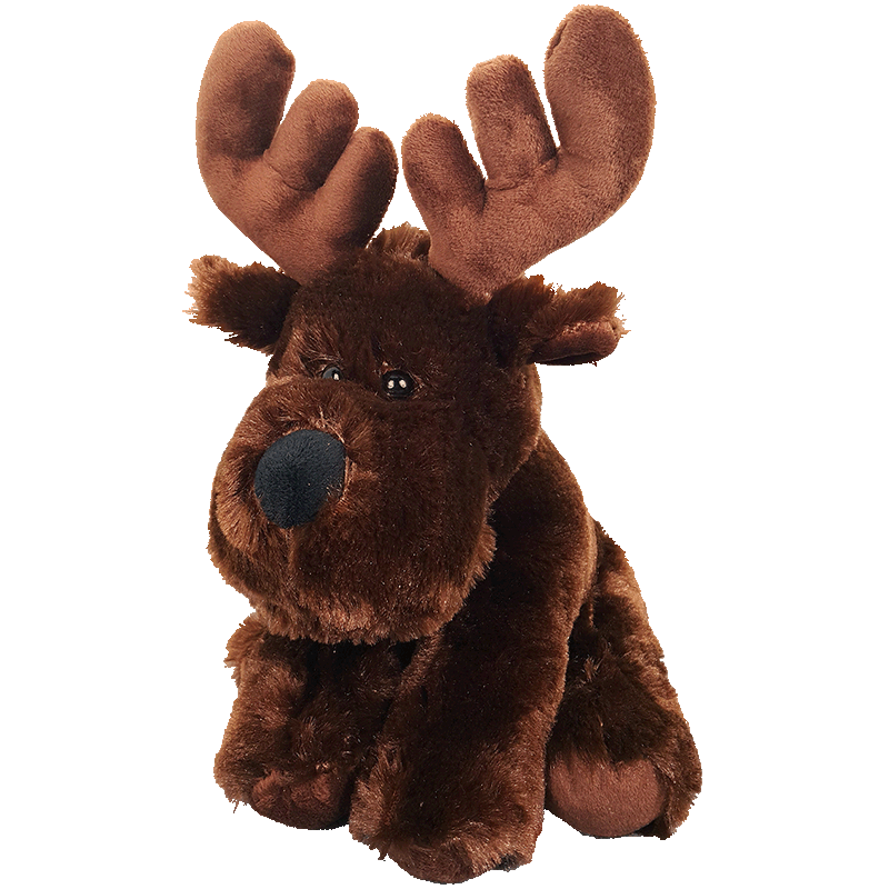 8" Plush Brown Moose | Anico Products