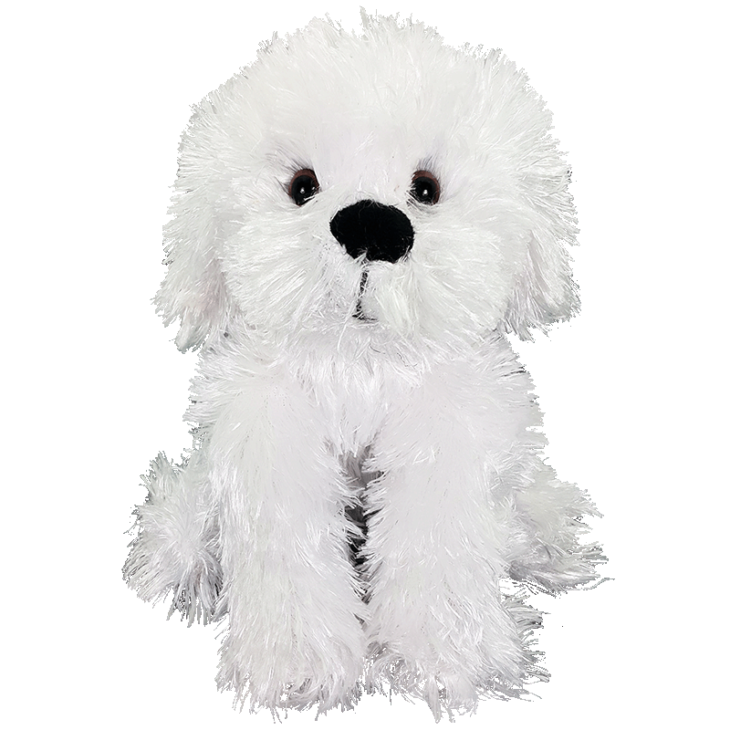 9" Floppy Floppers - White Dog | Anico Products