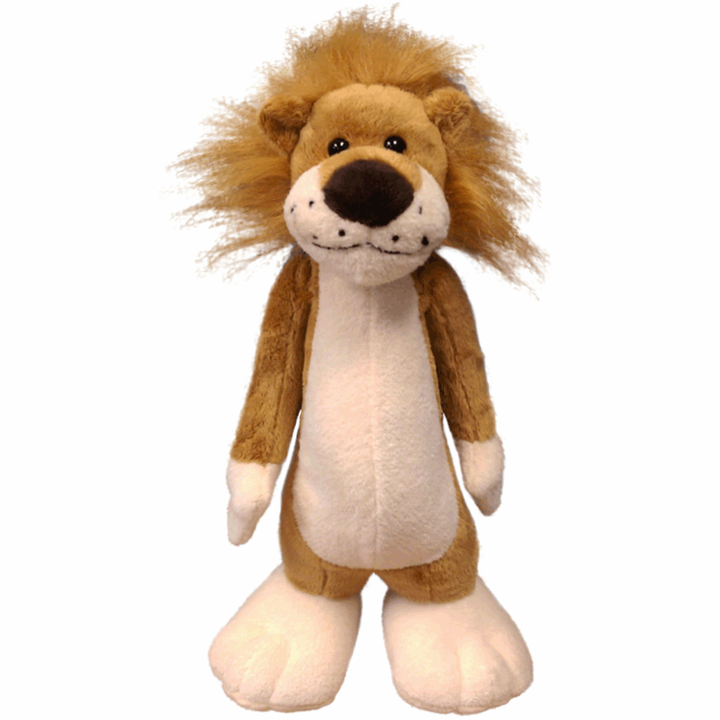 10" Stuffed Long Body Animal - Lion | Anico Products