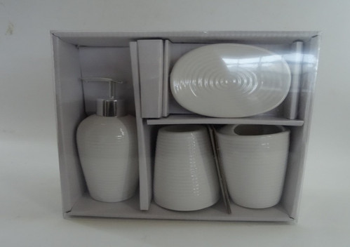 Porcelain Bathroom Set - White | Siya Trading Limited