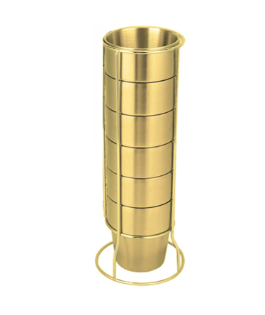 6Pcs Cup Stainless Steel Mugs Set Gold 300ML | Siya Trading Limited