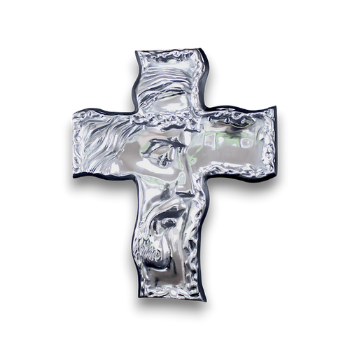 6138 Cruz Rostro de Jesus Gde. | Flamingo Pewter Dist