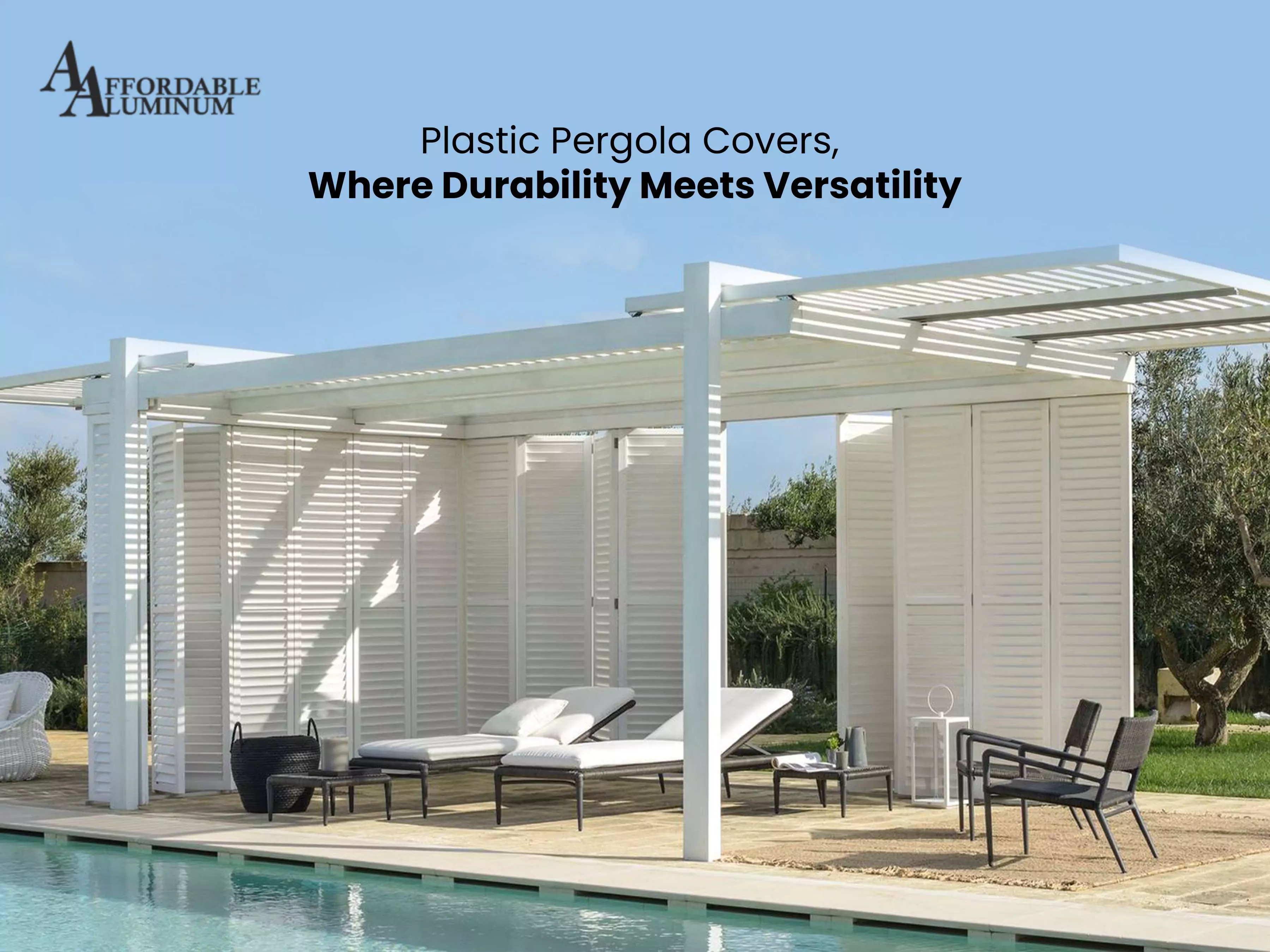 Custom Pergola Covers by A Affordable Aluminum
