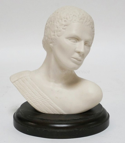 1251_GOEBEL PORCELAIN BUST OF *JOHN* BY HELEN GRANGER YOUNG. 9 3/4 ...