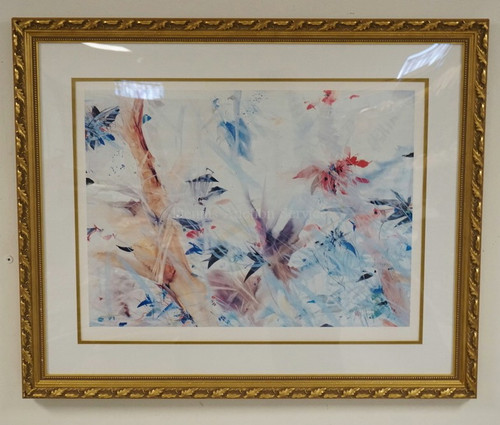 ZOE MAC *DIFFUSION* OFFEST LITHOGRAPH. EDITION 16/850. ARTIST SIGNED ...