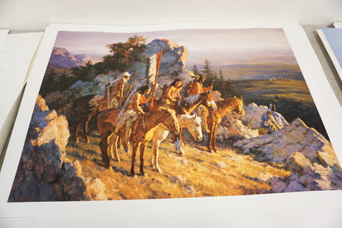 HOWARD TERPNING SIGNED AND NUMBERED LIMITED EDITION PRINT OF NATIVE ...